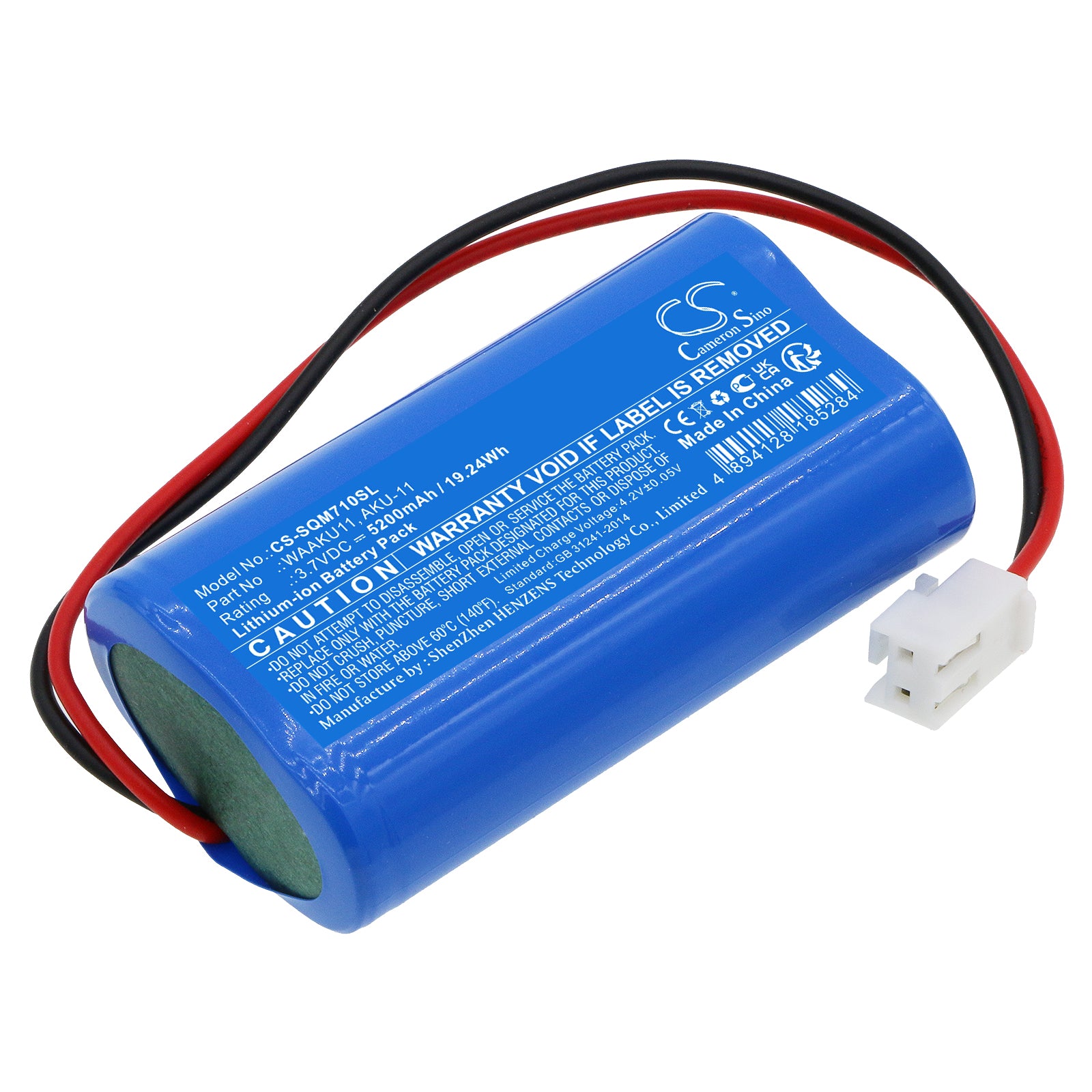 5200mAh WAAKU11, AKU-11 Battery for Sonel PQM-711, PQM-710, PQM-703, P ...