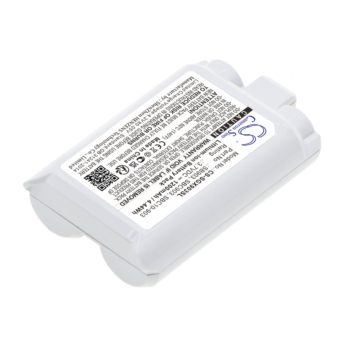 1200mAh SB903, SBC903, SBC10-903 Battery for Shure SLX-D Transmitter ...